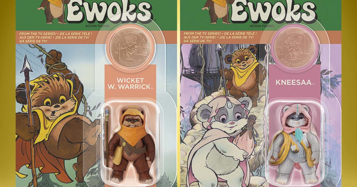 Hasbro Debuts Star Wars: Ewoks Animated Wickett and Kneesaa 2-Pack